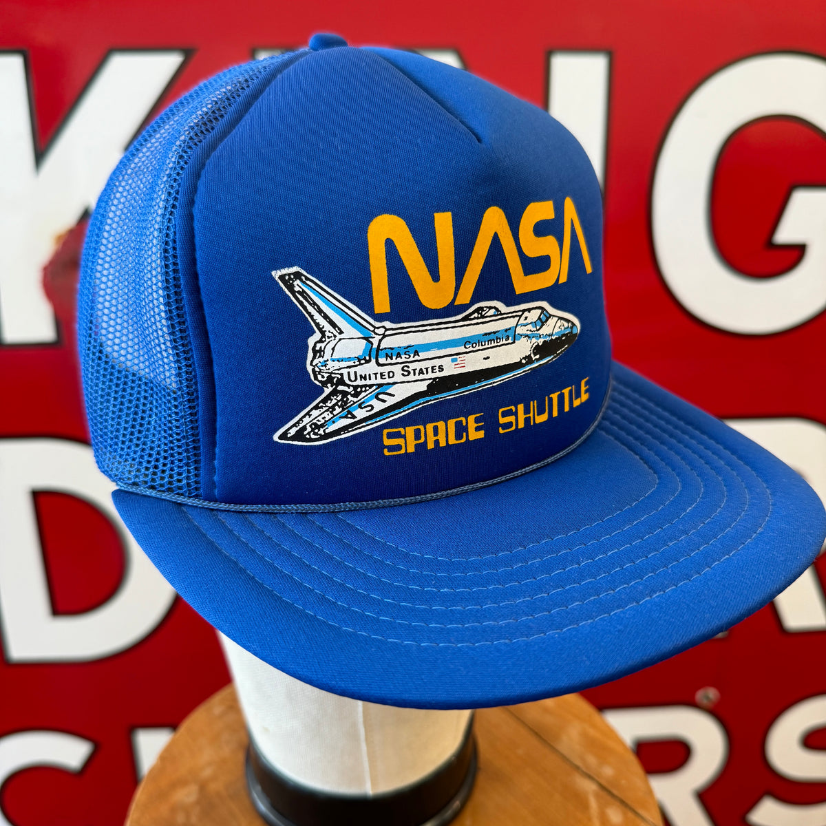 NASA SPACE SHUTTLE. Youth Size. Authentic Vintage Trucker Foam Snapbac ...
