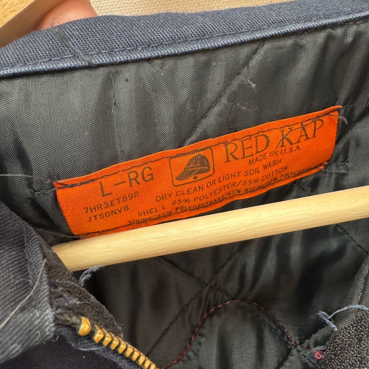 Pearl Lager Beer - Red Kap Vintage Mechanic Jacket. Mens Large ...