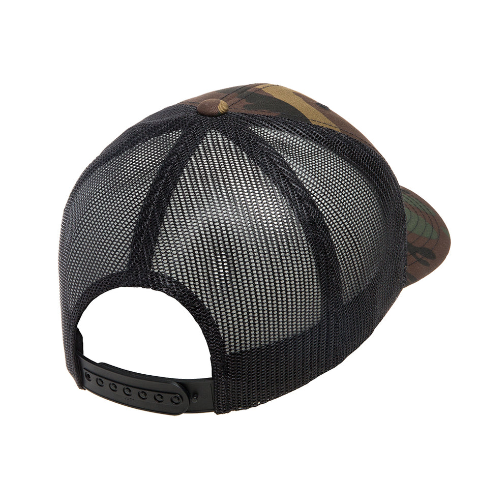 Yupoong 6606CA. Camo Retro Trucker. – Megadeluxe